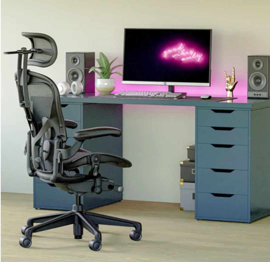 Atlas Headrest for Herman Miller Aeron Chair, Office Chair Headrest ...