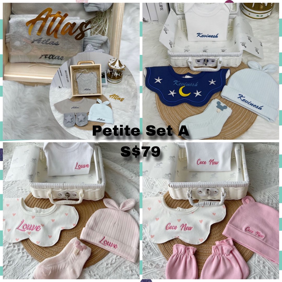 Baby Gift set A - FREE Name Customisation, Babies & Kids, Babies & Kids ...