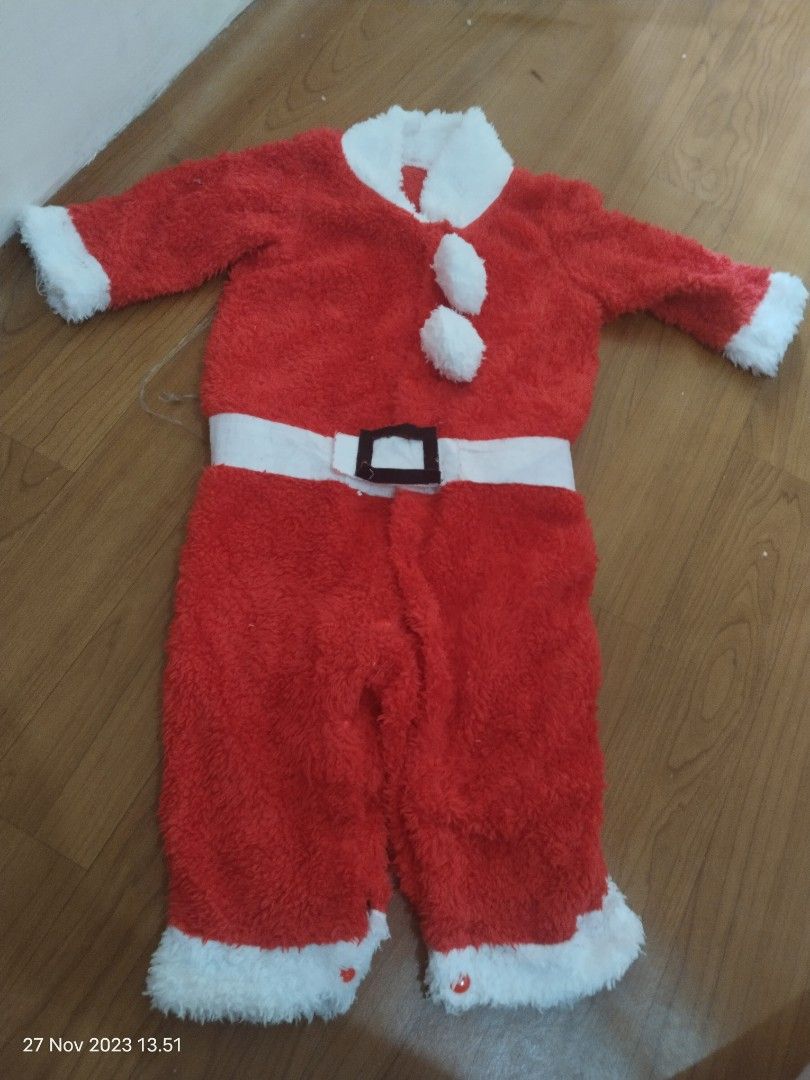 Baju santa kostum natal, Fesyen Wanita, Pakaian Wanita, Gaun & Rok di ...