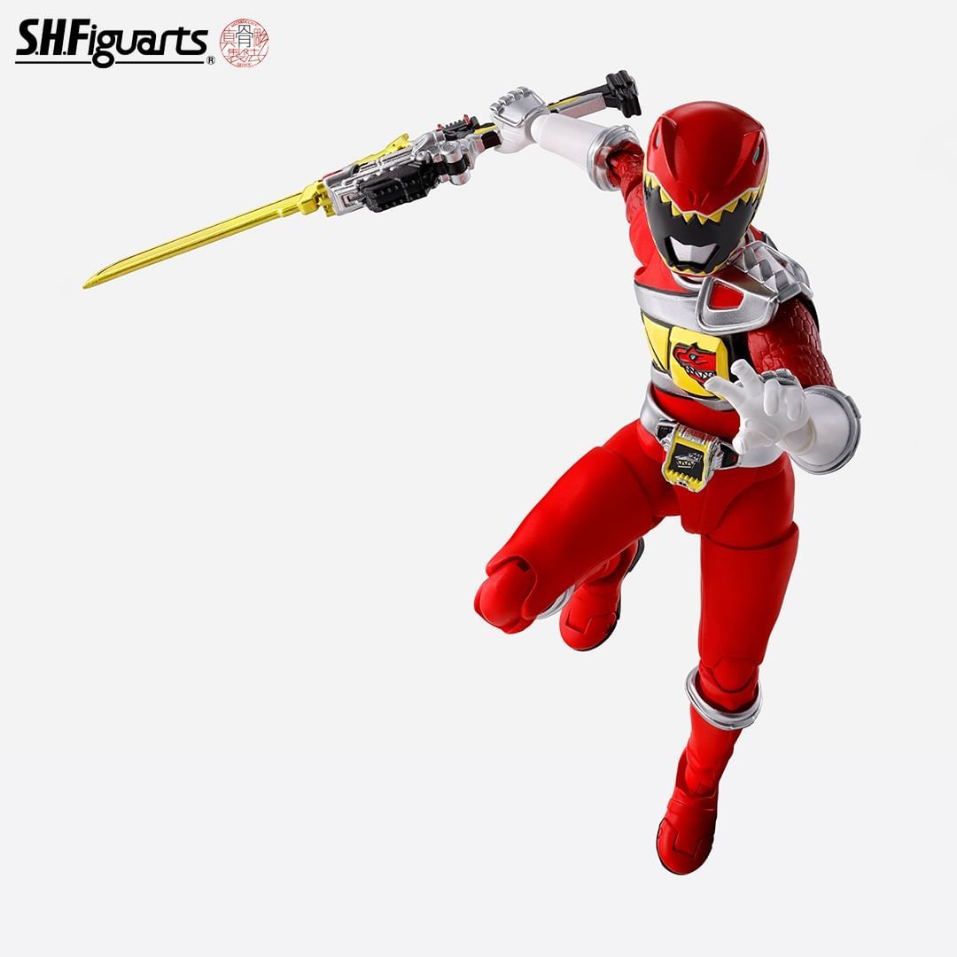 Bandai s.h.figuarts - SHF SKC Kyoryu Red - Super Sentai Kyoruger ...