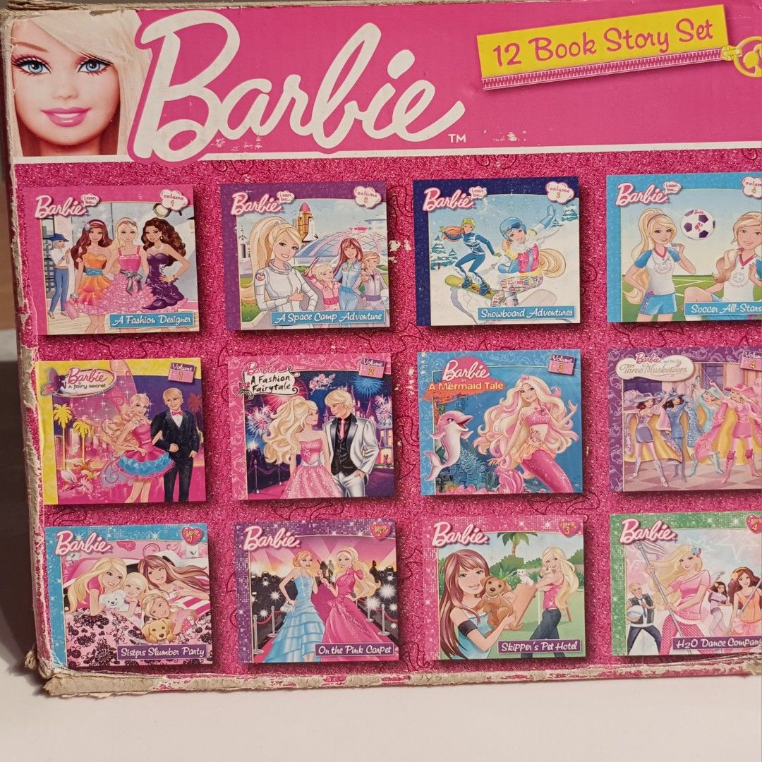 Barbie 12 Book Story Set, Hobbies & Toys, Books & Magazines, Children's ...