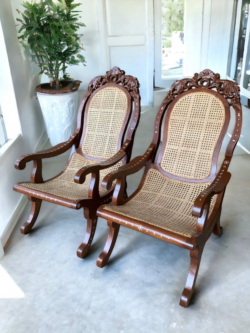 BEAUTIFUL BUTAKA DINING CHAIRS - SOLID NARRA WOOD, Furniture & Home ...