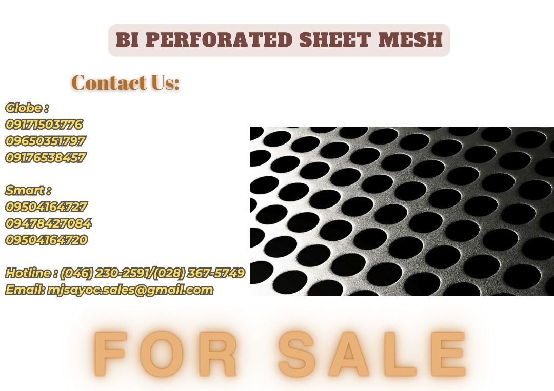 BI PERFORATED SHEET MESH, Commercial & Industrial, Construction ...