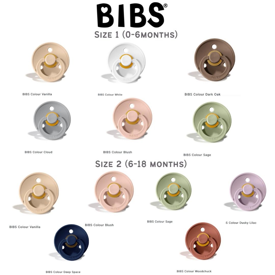 BIBS pacifiers AUTHENTIC FROM Denmark, Babies & Kids, Nursing & Feeding ...