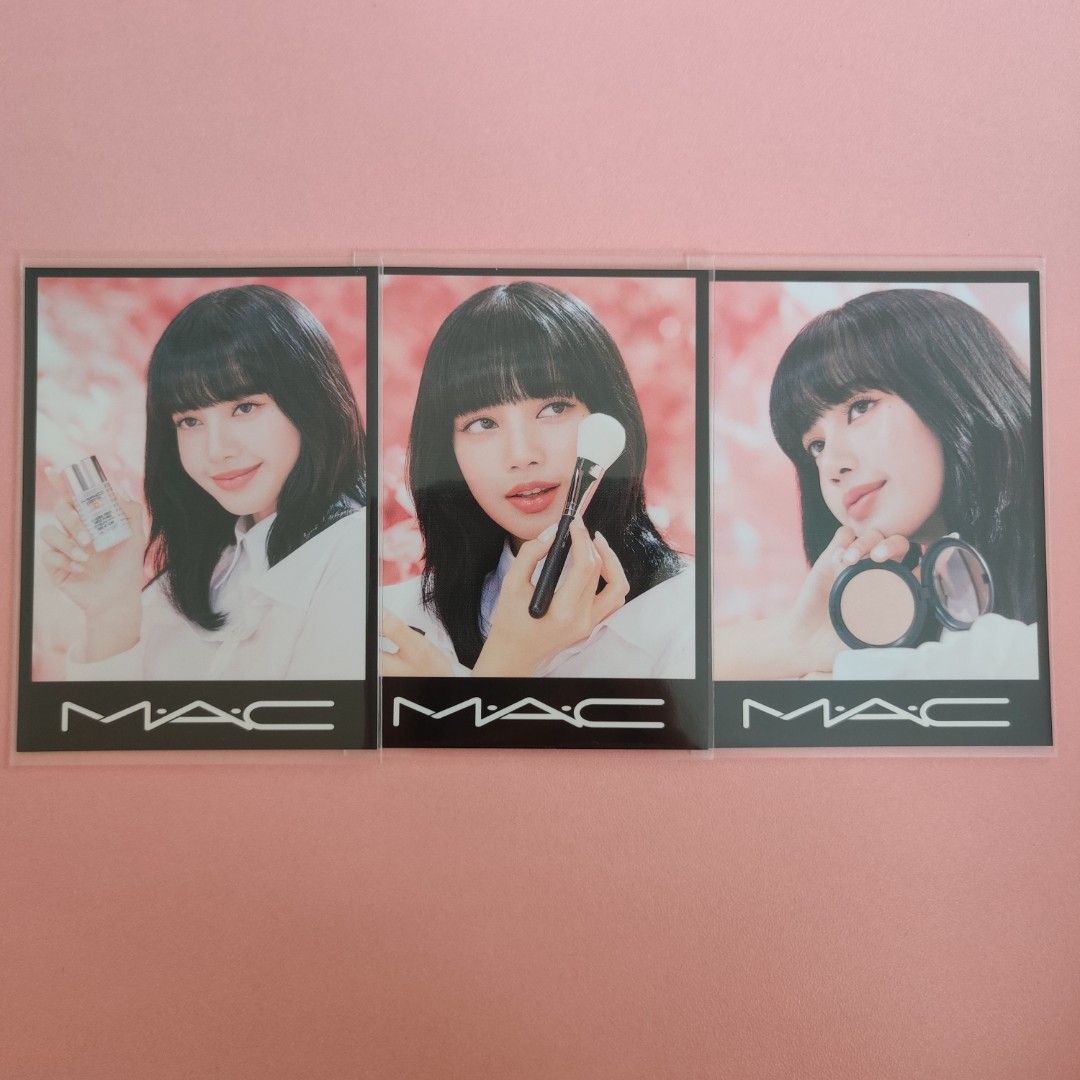 Blackpink Lisa MAC photocards, Hobbies & Toys, Memorabilia ...