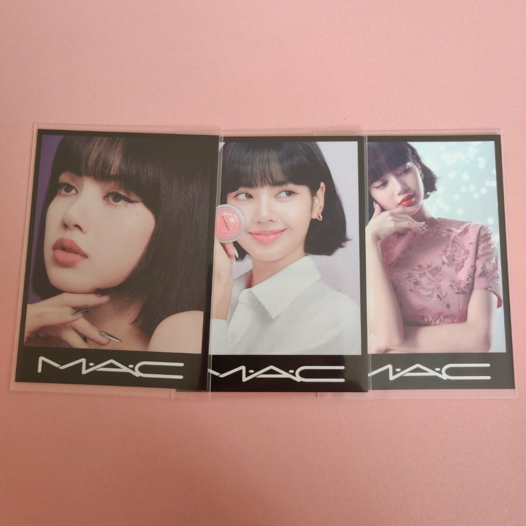 Blackpink Lisa MAC photocards, Hobbies & Toys, Memorabilia ...