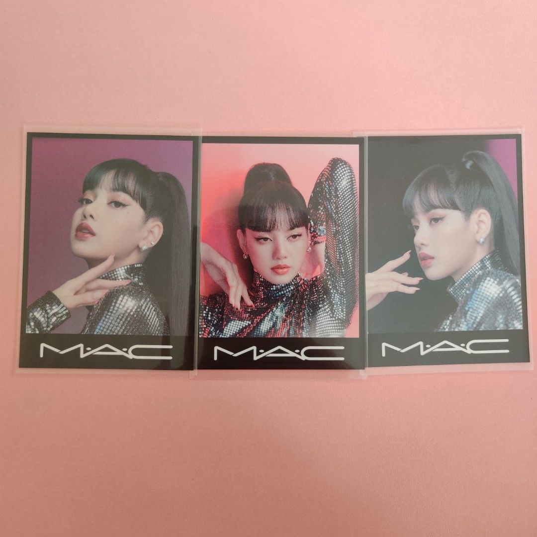 Blackpink Lisa MAC photocards, Hobbies & Toys, Memorabilia ...