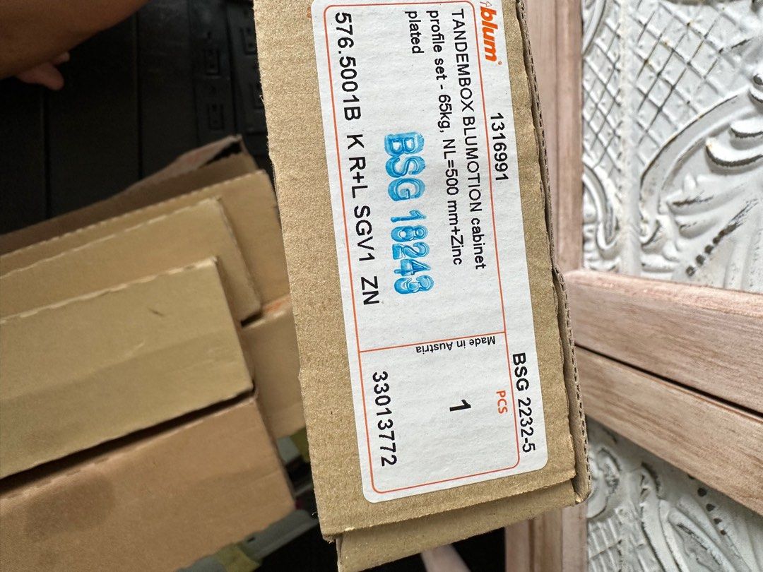 BLUM kitchen drawer system, Furniture & Home Living, Bathroom & Kitchen ...