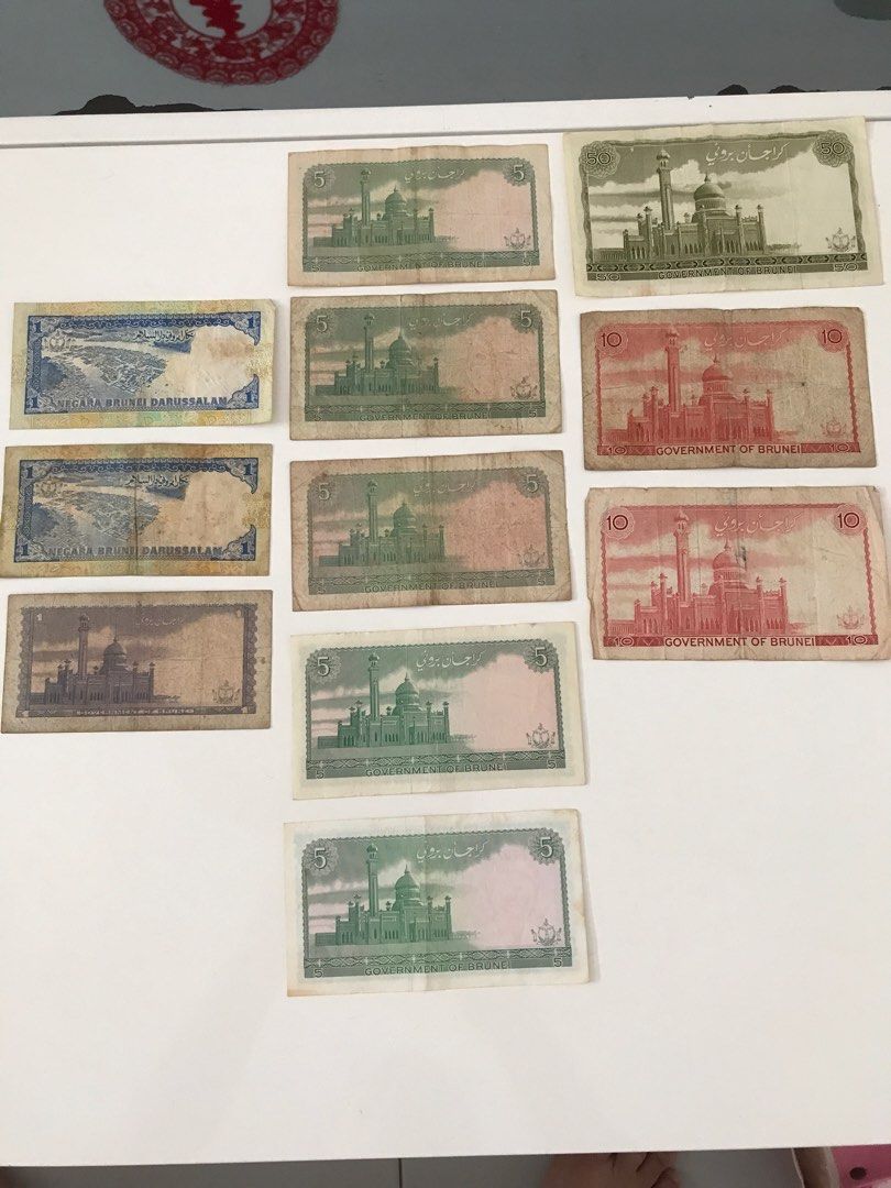 Brunei old notes, Hobbies & Toys, Memorabilia & Collectibles, Currency ...
