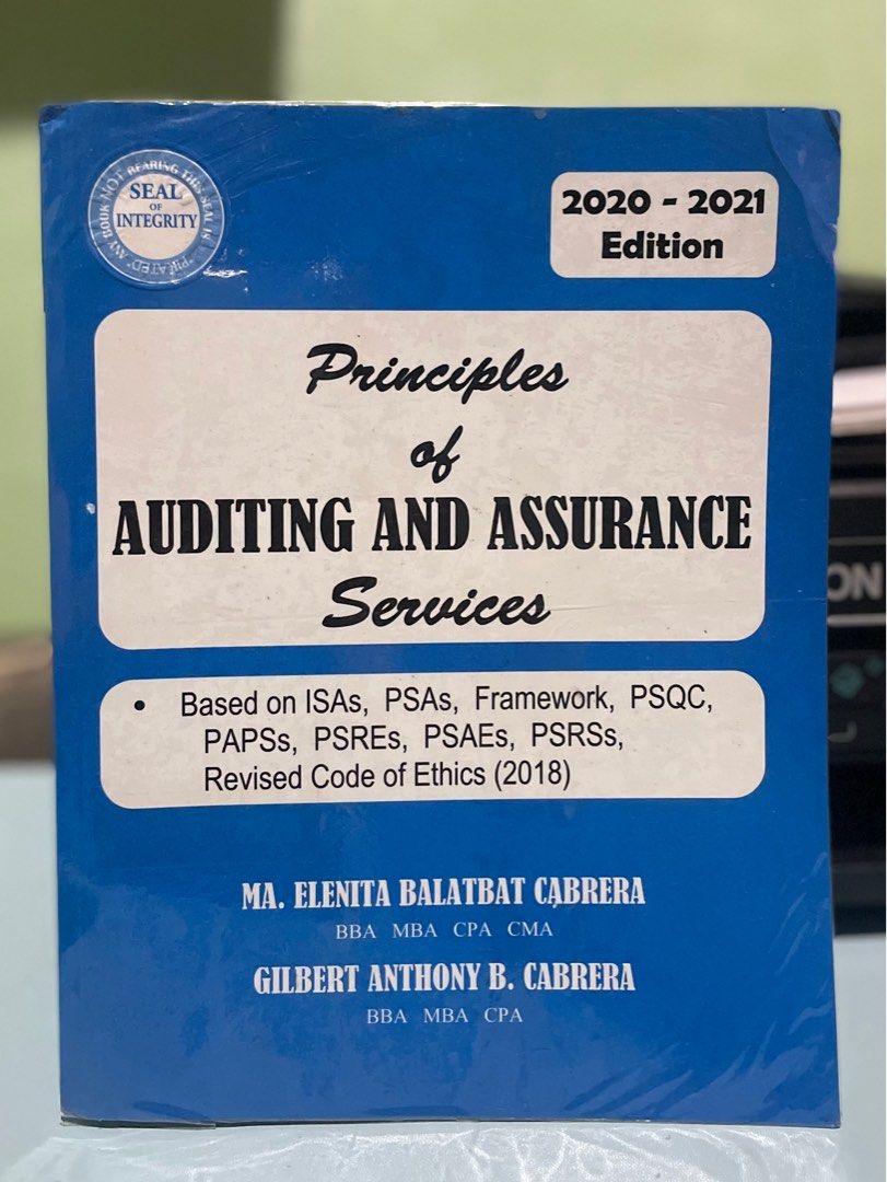 Cabrera & Cabrera (2021): Principles of Auditing & Assurance Services, Hobbies & Toys, Books ...