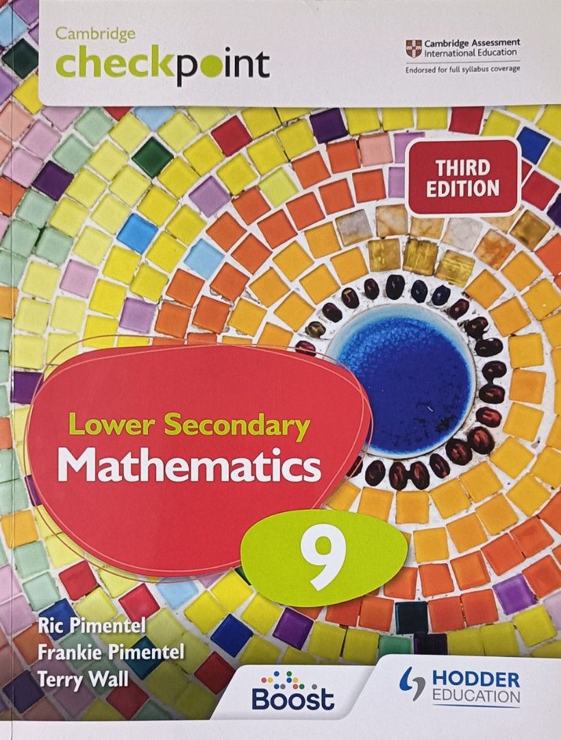 Cambridge Checkpoint Lower Secondary Mathematics 9, Hobbies & Toys ...