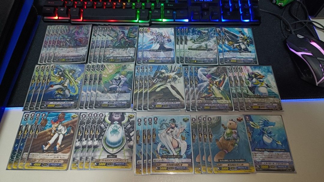 Cardfight Vanguard Maelstrom Aqua Force OG Deck, Hobbies & Toys, Toys ...