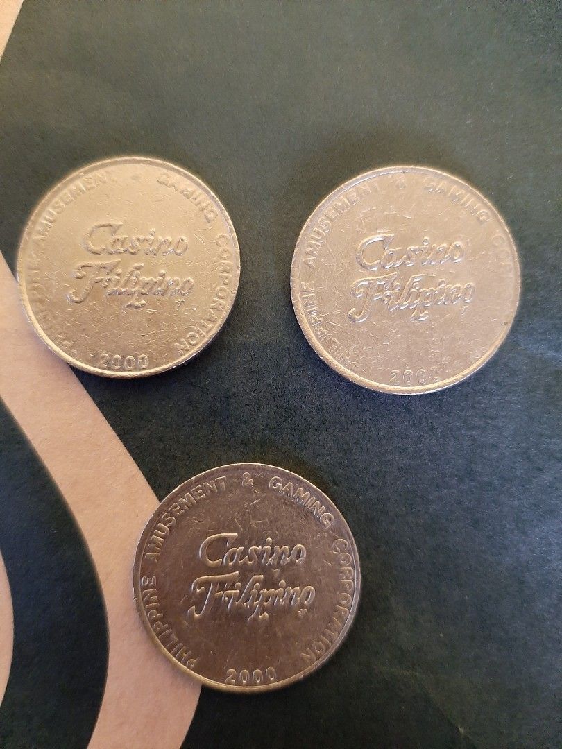 Casino Filipino Tokens 2000, Hobbies & Toys, Memorabilia & Collectibles ...