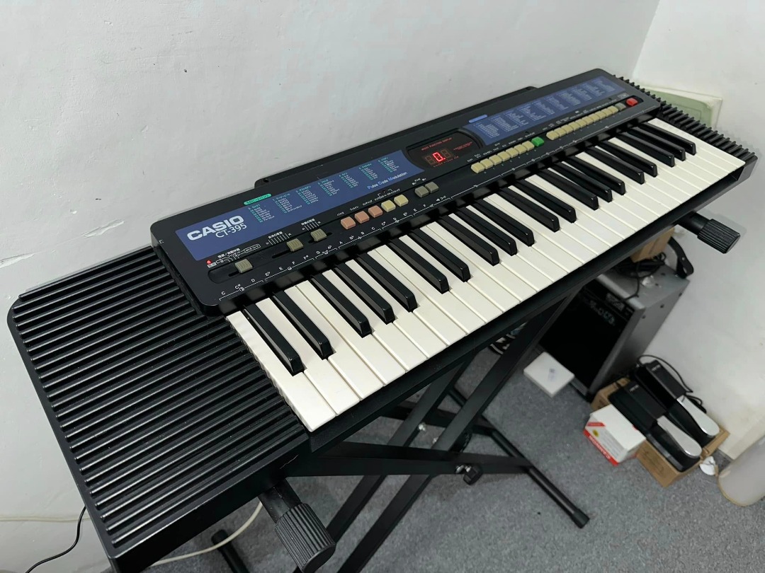 Casio CT-395 49-key ToneBank Portable Piano Keyboard, Hobbies & Toys ...