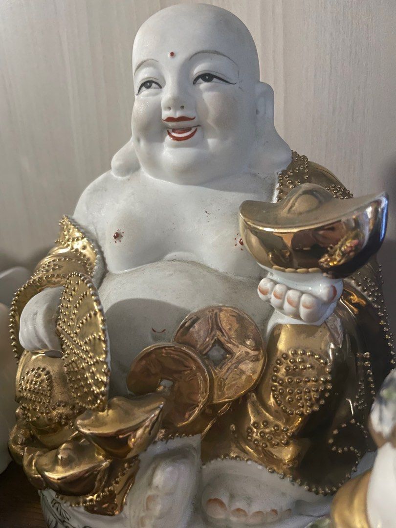 Ceramic Porcelaine Buddha Figurine All Available Furniture And Home