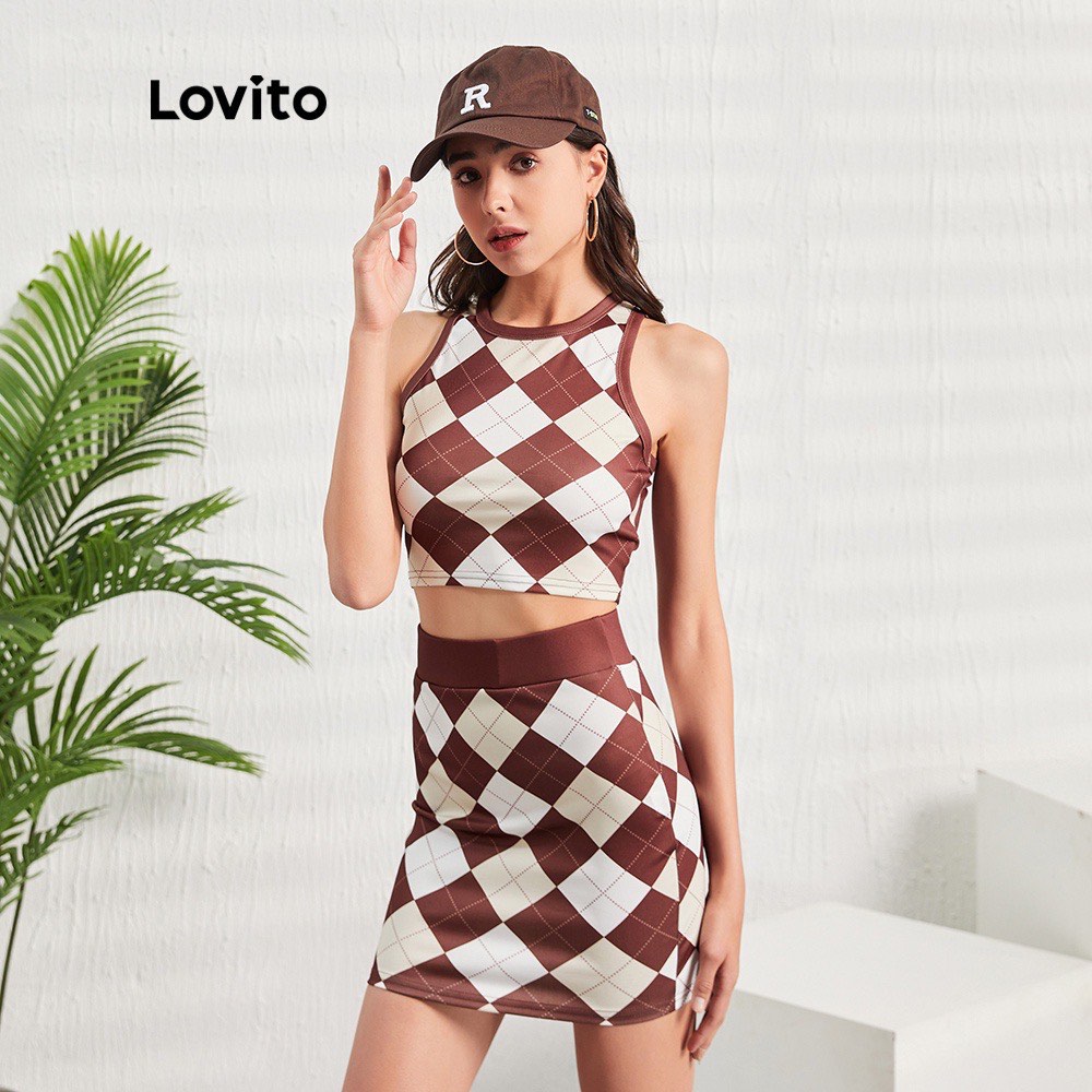 Checkered set, Women's Fashion, Dresses & Sets, Sets or Coordinates on ...