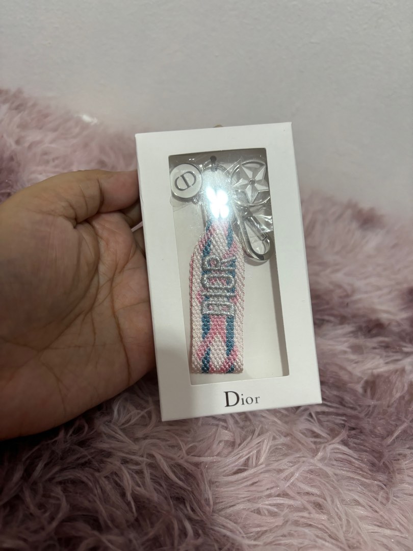 Christian Dior Keychain, Luxury, Accessories on Carousell