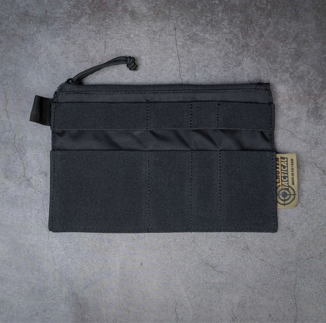 Chuyentactical Admin Insert Gear V2.0 Black with Velcro back, Men's Fashion, Bags, Belt bags ...