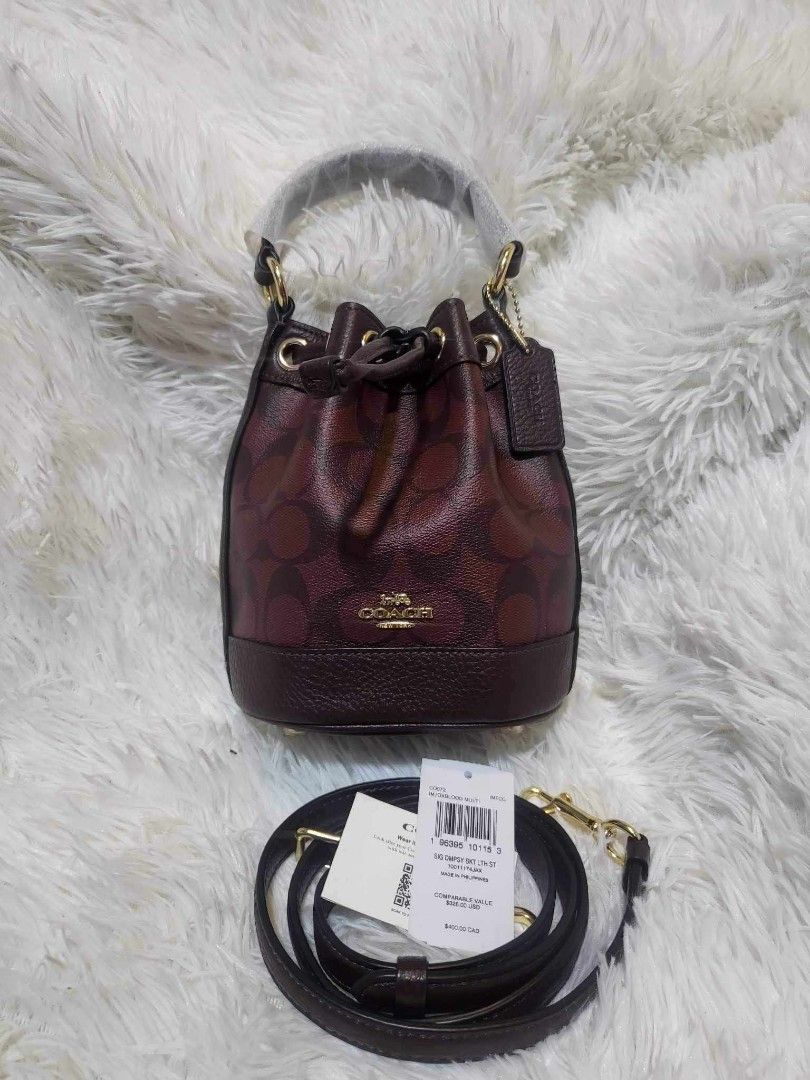 Coach Mini Bucket Bag, Women's Fashion, Bags & Wallets, Cross-body Bags ...