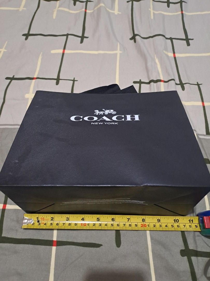 Coach paper bag, Luxury, Accessories on Carousell