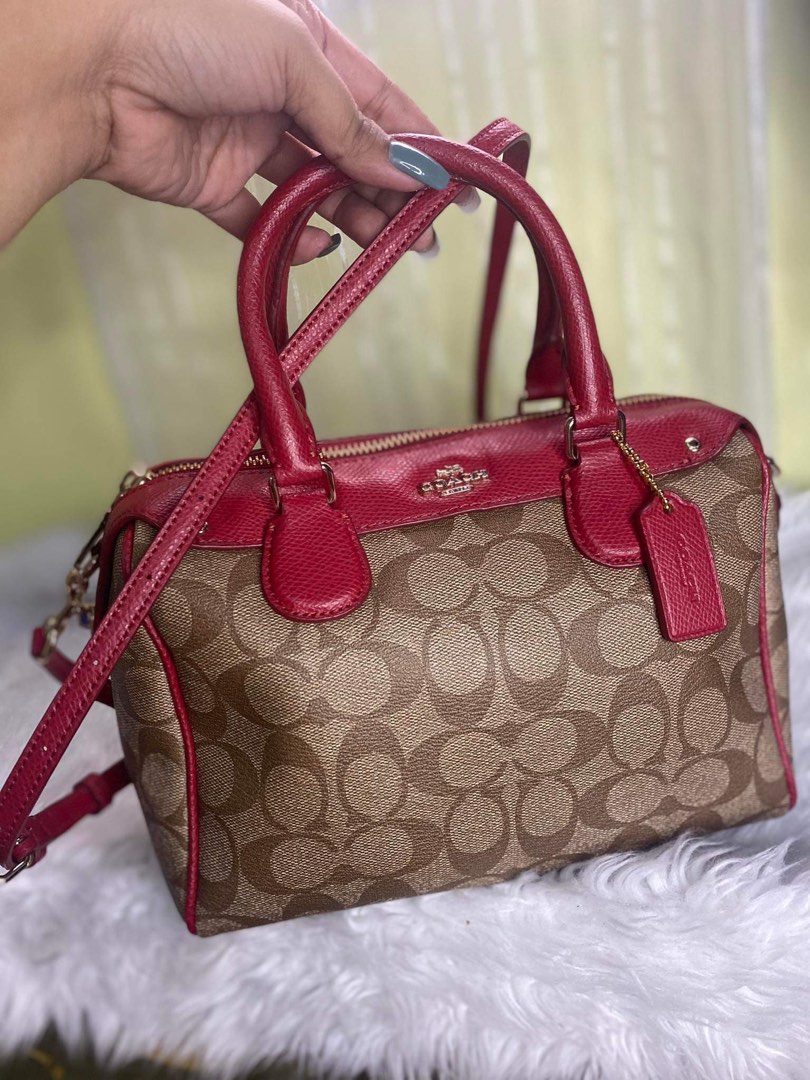 Coach small two way authentic, Luxury, Bags & Wallets on Carousell