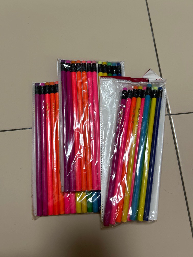 Colourful 2B Pencils, Hobbies & Toys, Stationery & Craft, Stationery ...