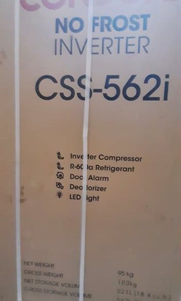 CONDURA CSS-562i 2 door, TV & Home Appliances, Kitchen Appliances ...