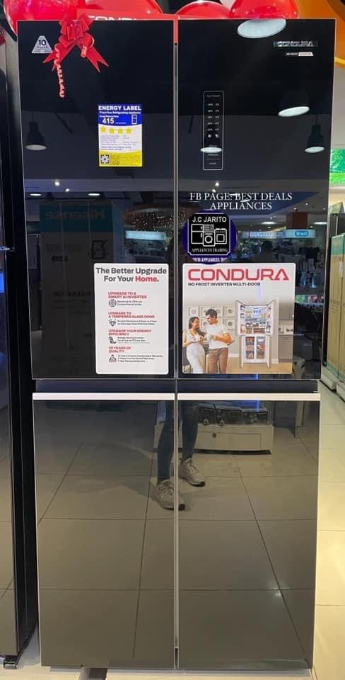CONDURA MULTI DOOR 14.3cft Black Inverter Ref on SALE, TV & Home ...