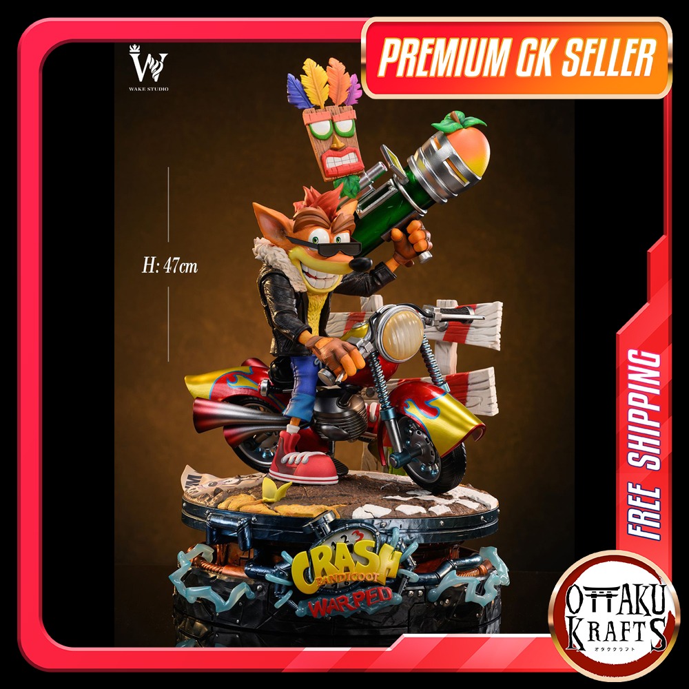 Crash Bandicoot | Crash | Wake Studio | 【FREE Shipping - PO】GK Figurine | GK Figure | GK Statue ...