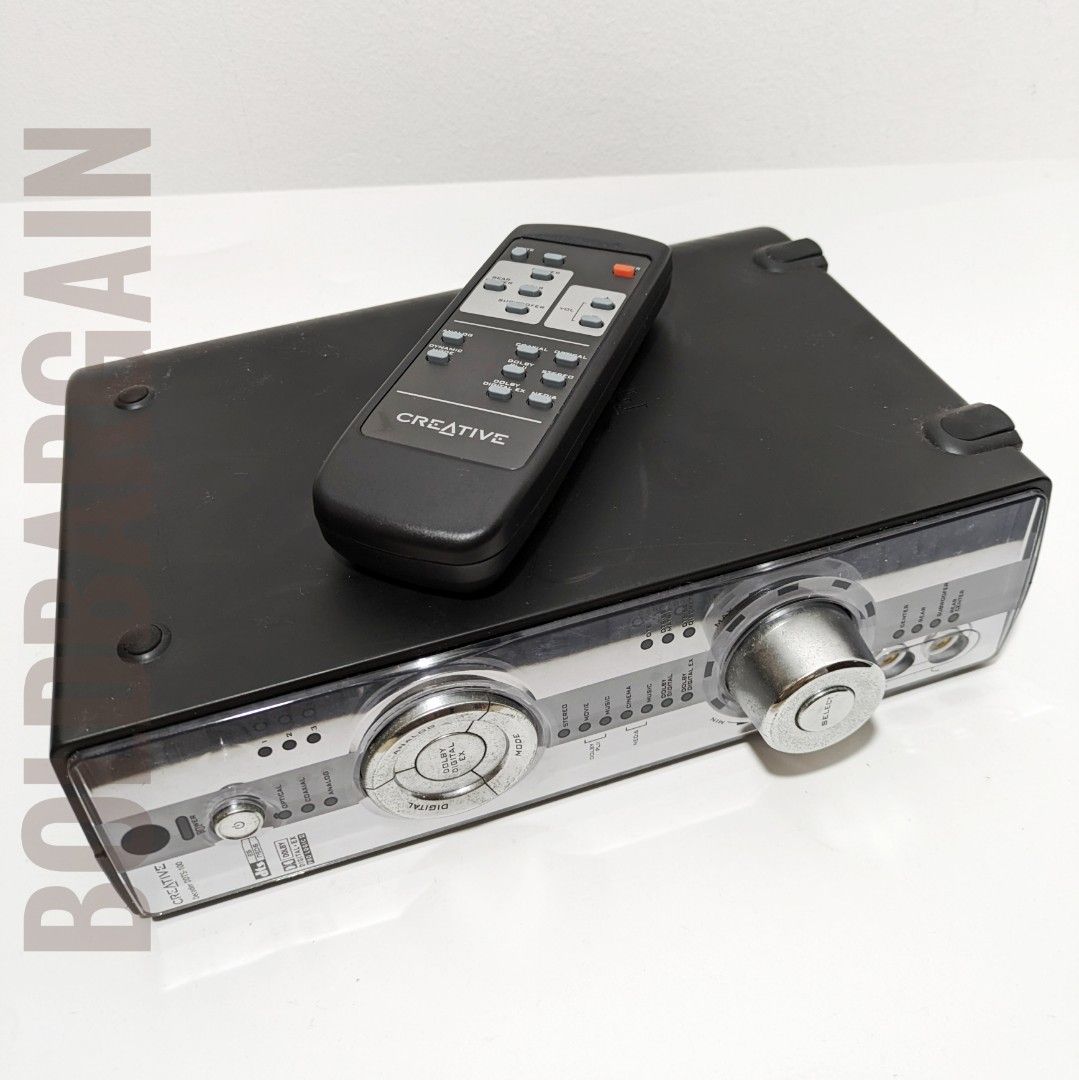 CREATIVE DDTS-100 Decoder DOLBY DTS Processor 7.1 / 6.1 / 6.1 Channel Optical Digital to Analog ...