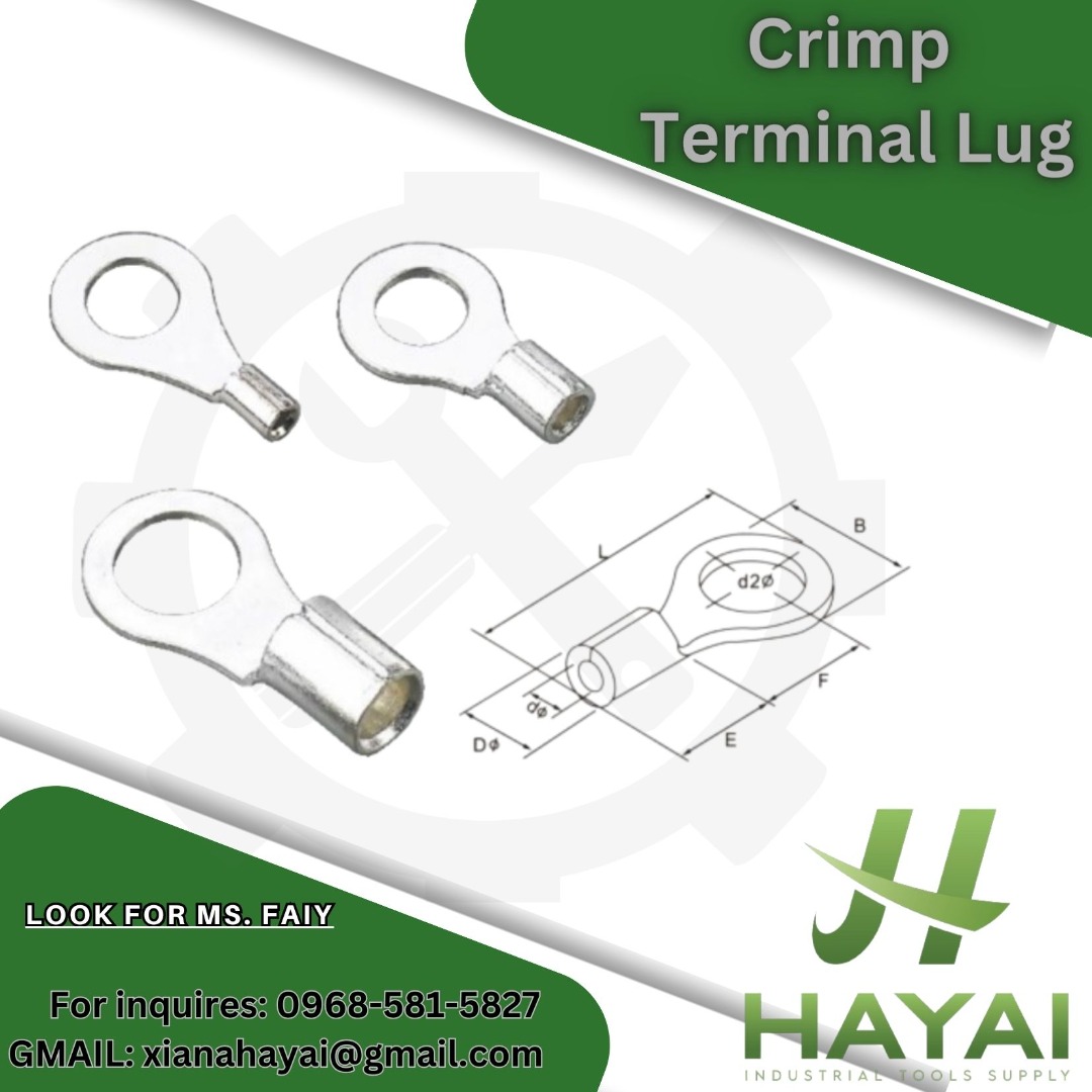 Crimp Terminal Lug, Commercial & Industrial, Construction Tools ...