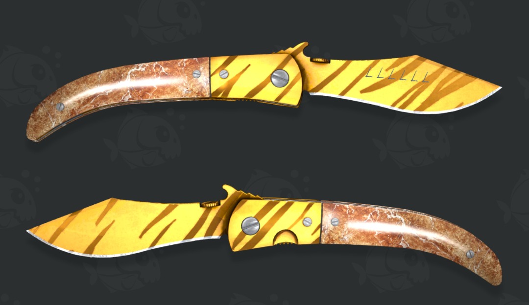 CS2 Stat Trak Navaja Knife Tiger Tooth, Video Gaming, Video Games ...