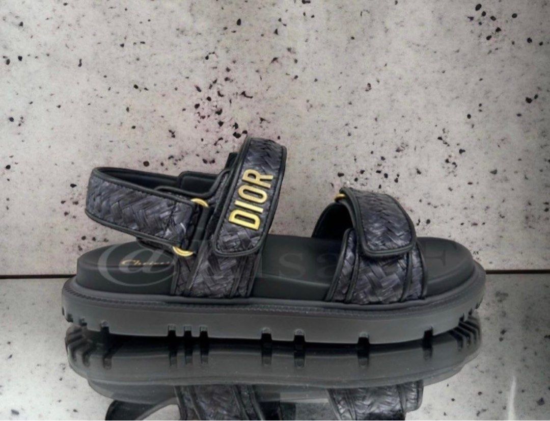 Dioract Sandal Raffia Limited Edition, Women's Fashion, Footwear ...