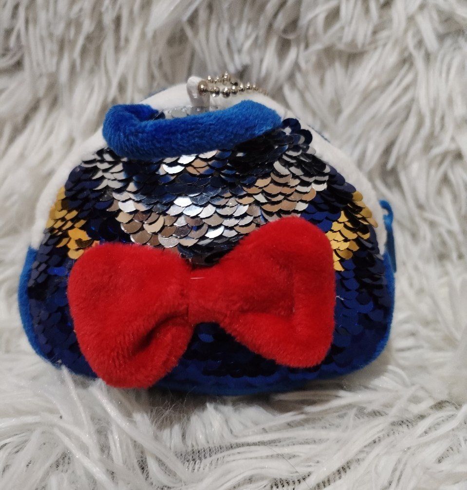 Disney Donald Duck Coin Purse sequence and glitter Small, Women's ...