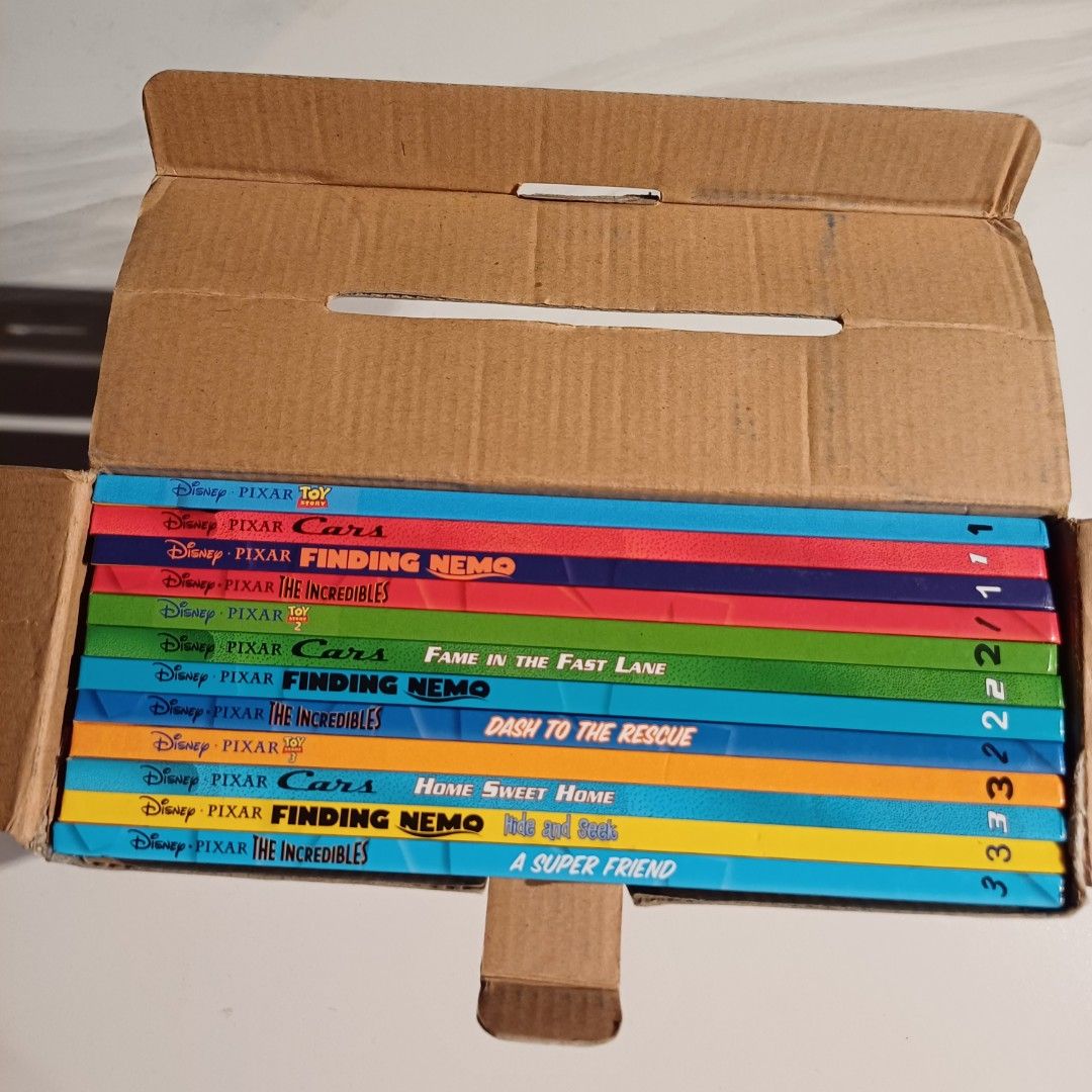 Disney Pixar 12 Book Collection, Hobbies & Toys, Books & Magazines ...