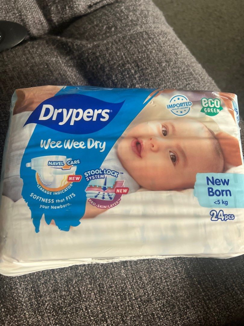 Diaper Drypers New born less than 5kg (self collect at woodlands south ...