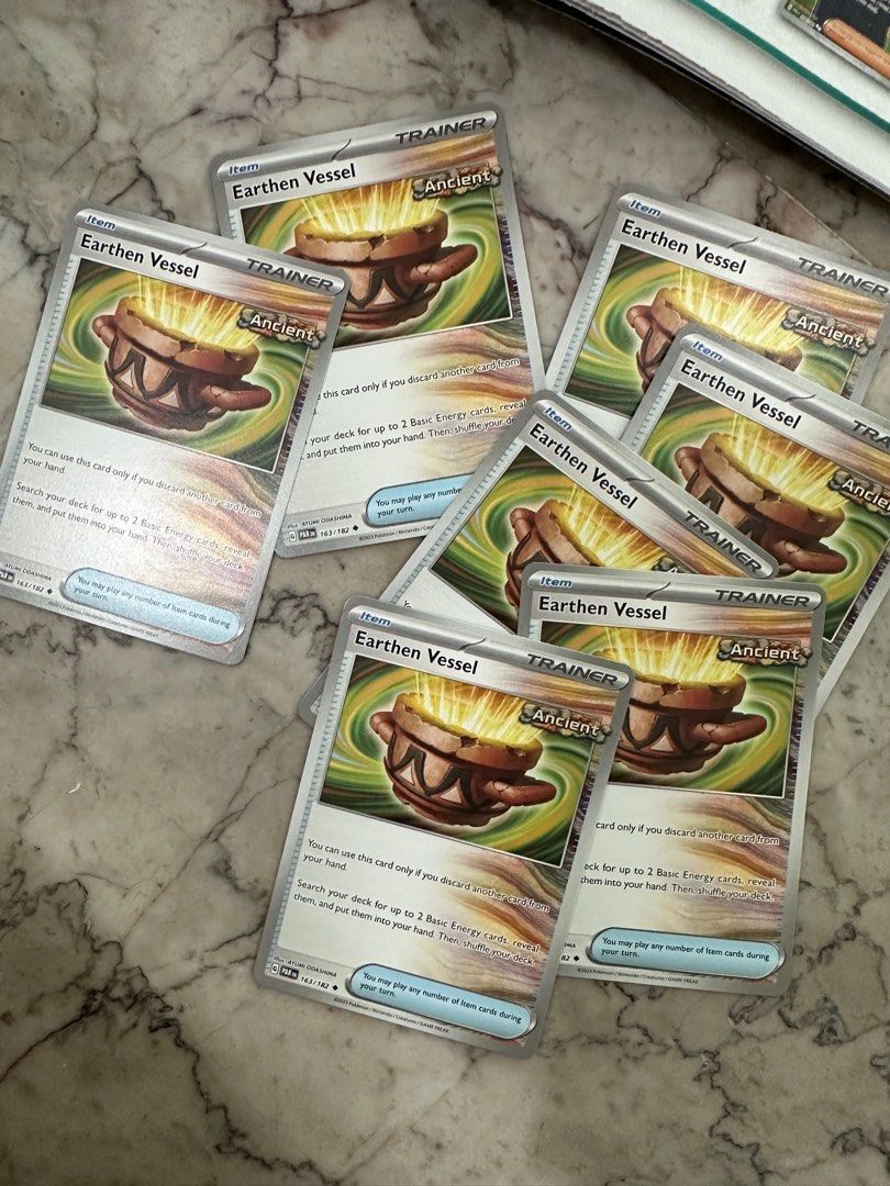 EARTHEN VESSEL PARADOX RIFT POKÉMON, Hobbies & Toys, Toys & Games on ...