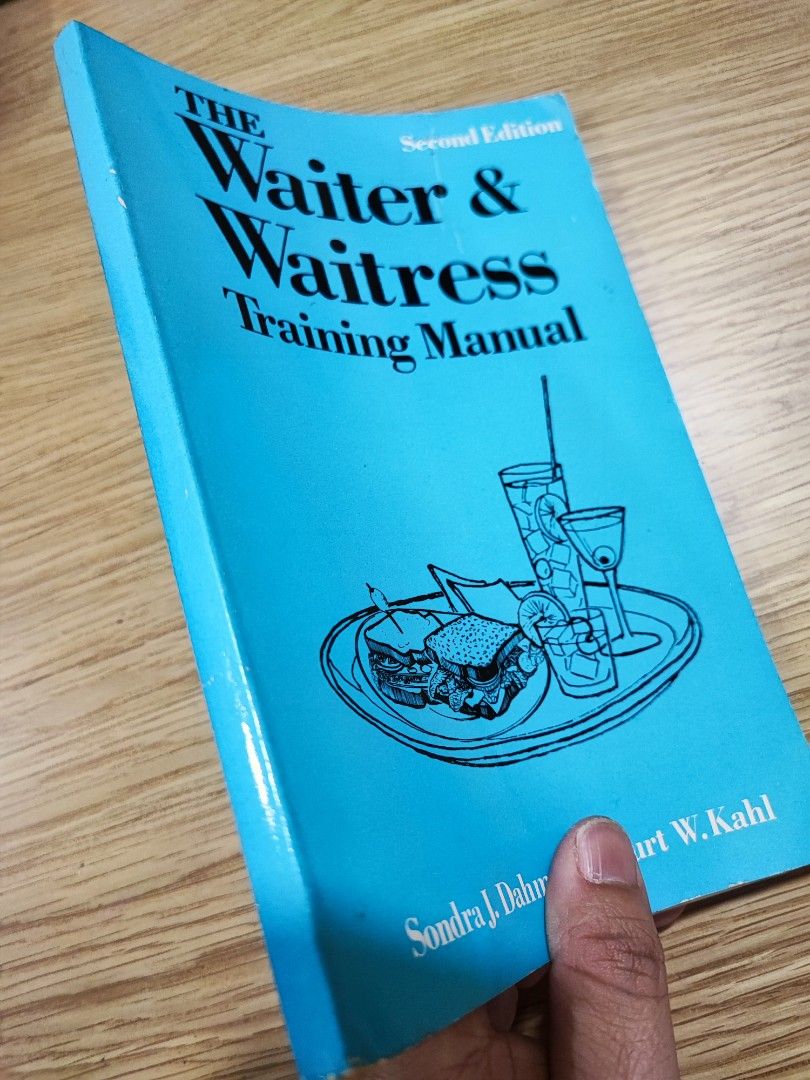 (ENG) The Waiter & Waitress Training Manual, Hobbies & Toys, Books ...