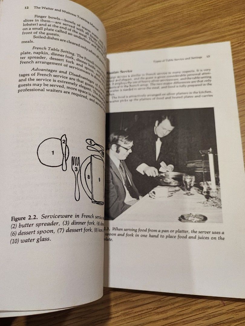 (ENG) The Waiter & Waitress Training Manual, Hobbies & Toys, Books ...