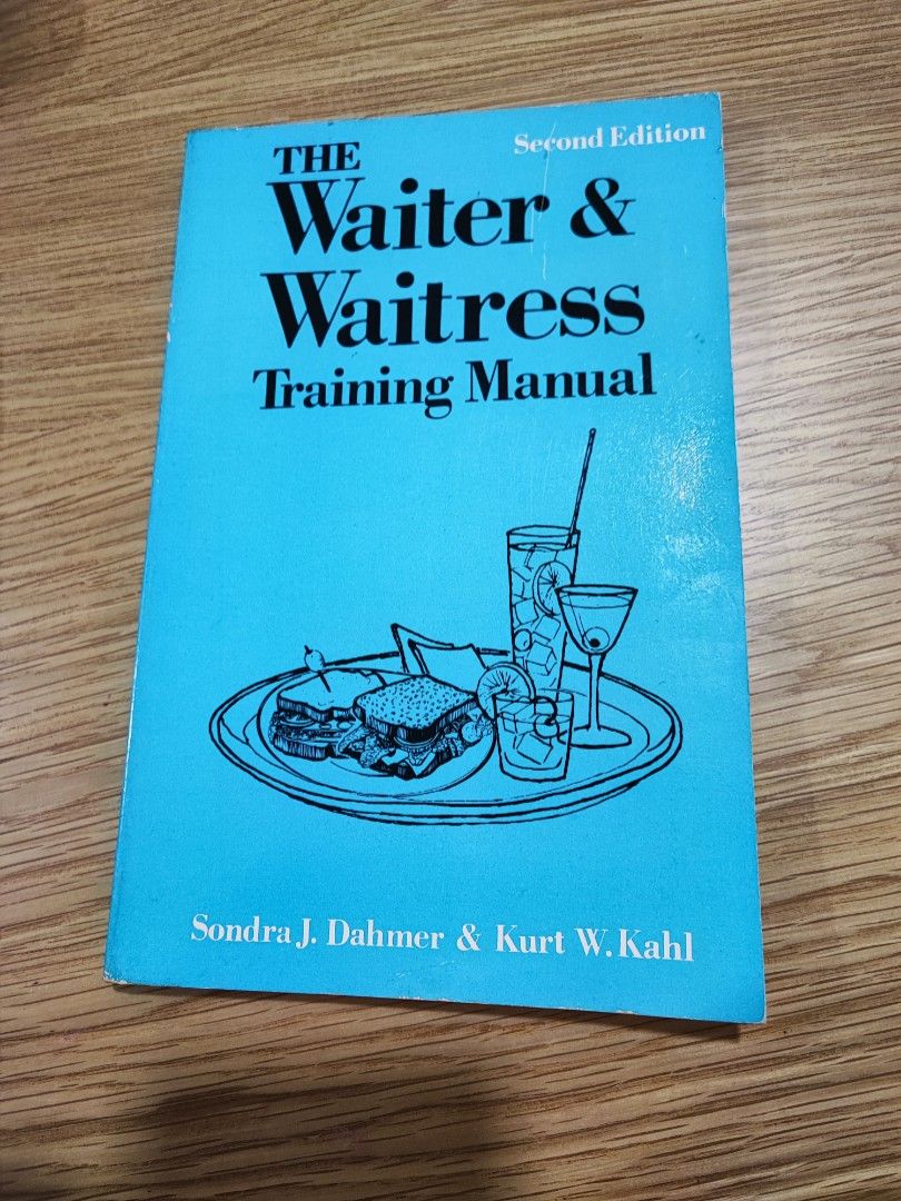 (ENG) The Waiter & Waitress Training Manual, Hobbies & Toys, Books ...