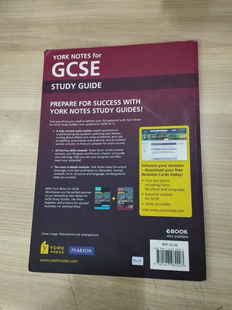 (ENG) York Notes For GCSE Study Guide, Macbeth, Hobbies & Toys, Books ...