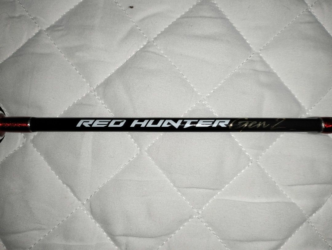 Eupro Red hunter Fishing rod Gen 2, Sports Equipment, Fishing on Carousell