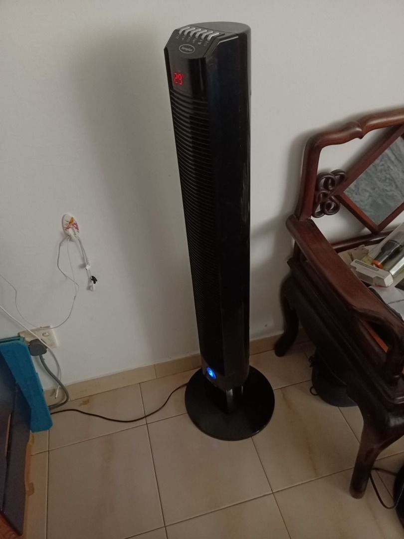 EuropAce Tower Fan ,Model : ETF 1129 , 60W , with Remote Control, TV ...