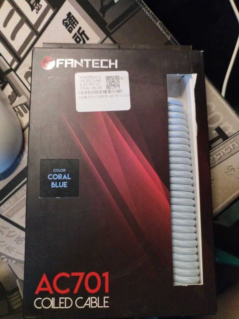 Fantech Coiled Aviator Cable, Computers & Tech, Parts & Accessories ...