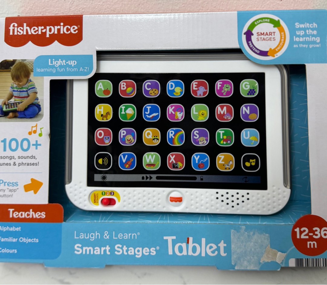 Fisher Price Laugh & Learn Tablet, Babies & Kids, Infant Playtime on ...