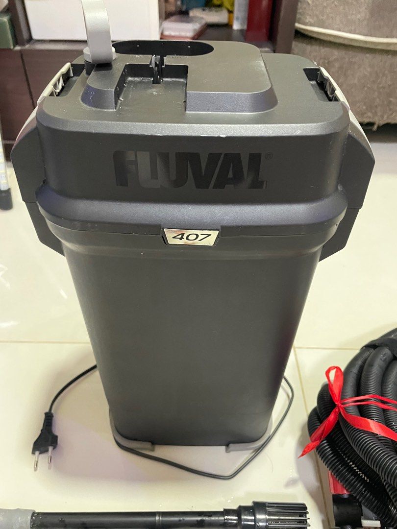 Fluval 407 Canister Filter, Pet Supplies, Homes & Other Pet Accessories ...