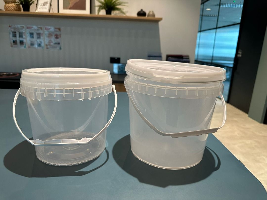 Food-safe buckets, 3L and 4L, Furniture & Home Living, Kitchenware ...