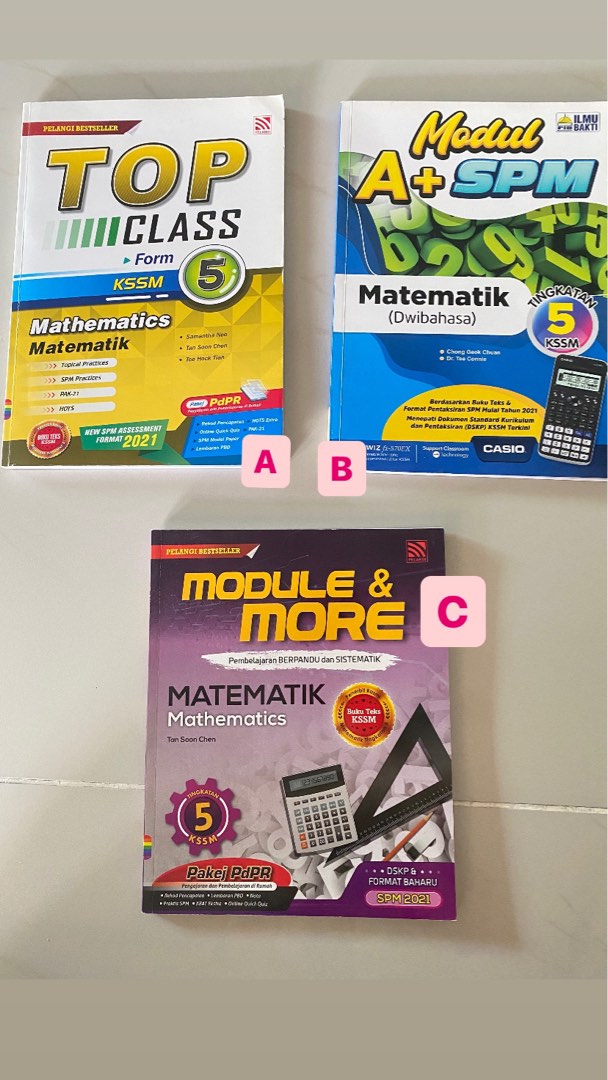 Form 5 KSSM MATHEMATICS DWIBAHASA TOPICAL WORKBOOK with ANSWERS ( new ...