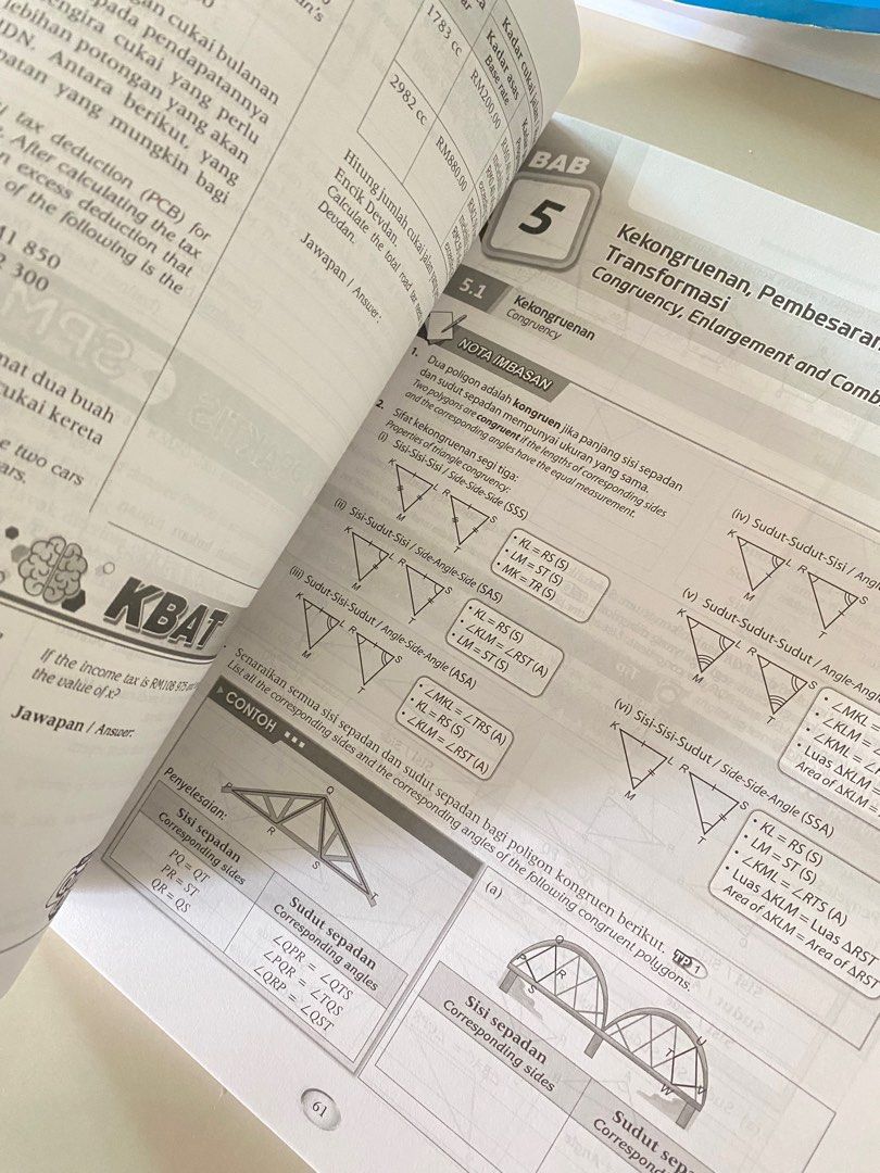 Form 5 KSSM MATHEMATICS DWIBAHASA TOPICAL WORKBOOK with ANSWERS ( new ...