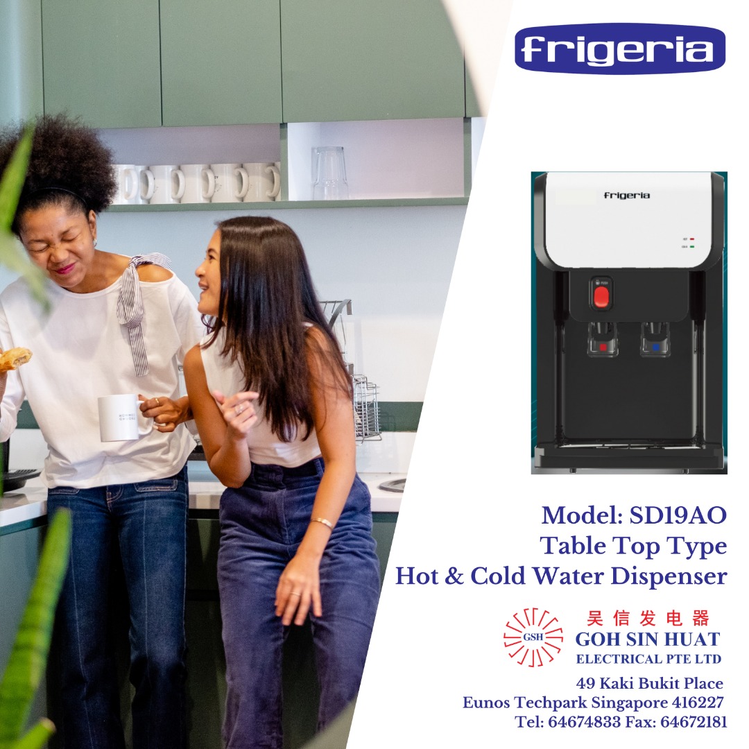 Frigeria SD19AO Direct Piping Hot & Cold Water Dispenser + External ...